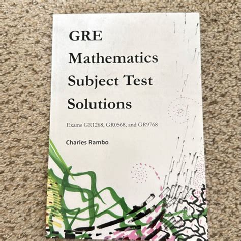 Gre Mathematics Subject Test Solutions By Charles Rambo