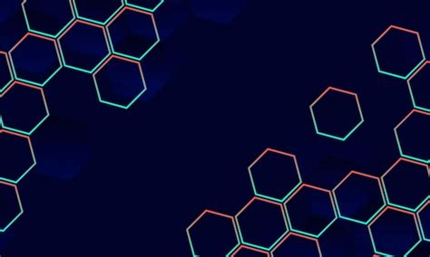 Premium Vector Technology Background With Hexagonal