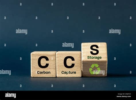 Ccs Carbon Capture Storage Symbol Concept Words Ccs Carbon Capture