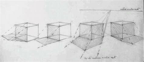 Learn To Draw Perspective Sketch Of Three Cubes