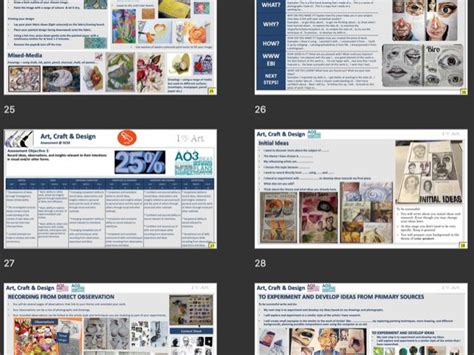 Gcse Art And Design Booklet Edexcel Assessment Objectives Summarised Teaching Resources