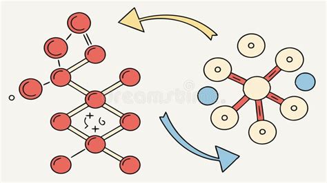 Molecule Chain Illustration Chemical Bonds And Molecular Structure