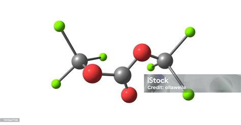 Foto De Estrutura Molecular Do Triphosgene Isolada No Branco E Mais