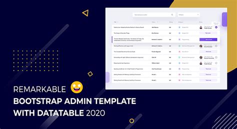 10 Remarkable Admin Template With Datatable 2024