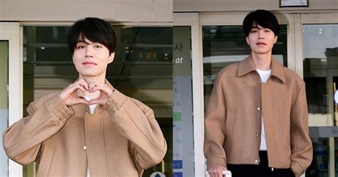 이동욱 캐리어 끄는 가을 멋남 훈훈한 댄디 남친룩 싱가포르 출국 패션엔