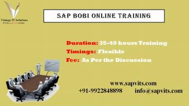 PPT SAP Business Objects Course PPT PowerPoint Presentation Free To Download Id A MjEyY