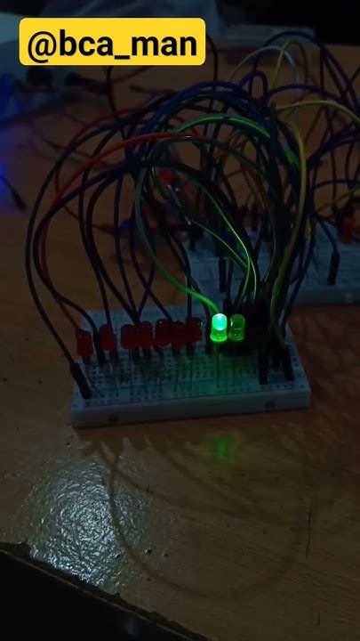 Led Chasser Using 555 Timer 555timer Ledchaser Electronics Iot Circuit Arduino