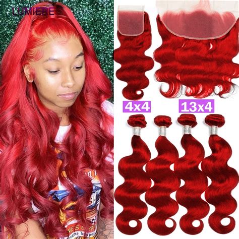 Red Weave Hair Extensions