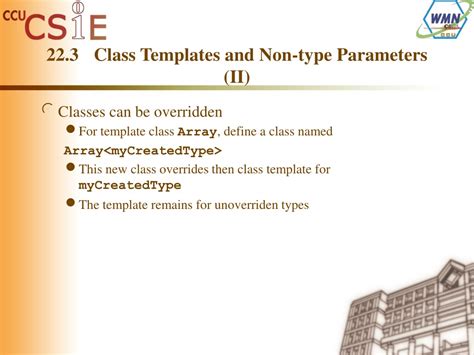 Ppt Efficient C Templates For Versatile Functionality Chapter 22