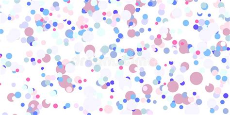 Light Multicolor Background Colorful Vector Texture With Circles Splash Effect Banner Stock