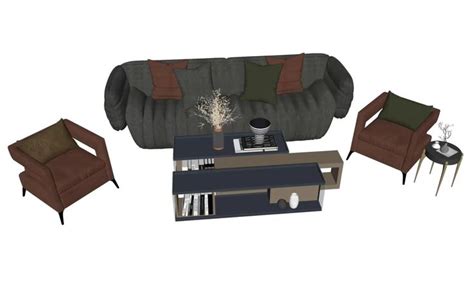 6103 Sofa Sketchup Model Free Download Sketchup Model Sofa Model
