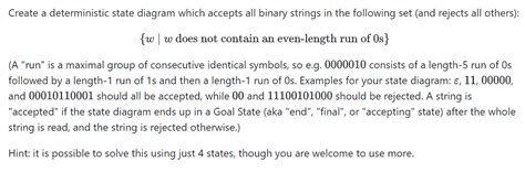 Answered Create A Deterministic State Diagram Bartleby