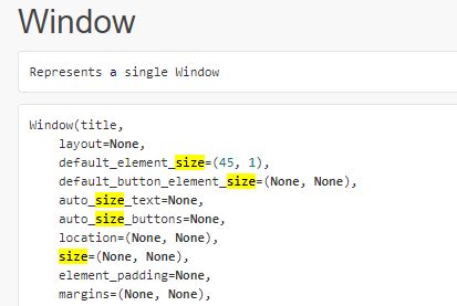 Resizable Windows Issue Pysimplegui Pysimplegui Github
