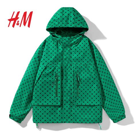 Пальто H&M, Зима, размер 56, цвет зеленый, Полиэфир - купить по ...