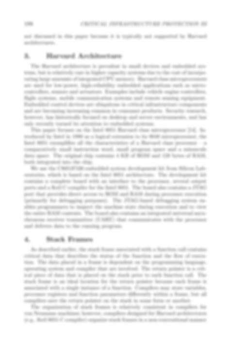 SOLUTION STACK BASED BUFFER OVERFLOWS IN HARVARD CLASS EMBEDDED SYSTEMS Studypool