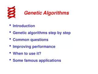 PPT Genetic Algorithms PowerPoint Presentation Free Download ID