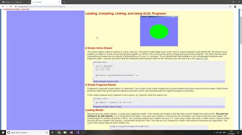opengl 4 6 series ep5 shader compiling function youtube