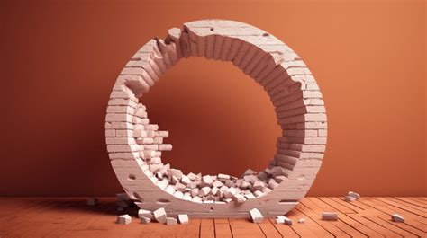 수평 위반이 있는 회반죽 벽돌 벽의 3d 그림 벽을 부수다 부서진 벽 금이 간 벽 배경 일러스트 및 사진 무료 다운로드 Pngtree