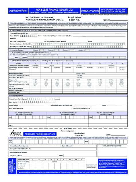 Fillable Online Ncd Application Form Cdr Fax Email Print Pdffiller