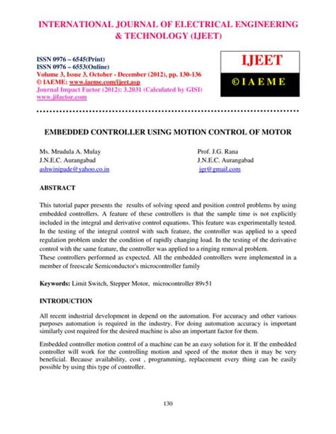 Automatic Gear Transmission In Two Wheelers Using Embedded System