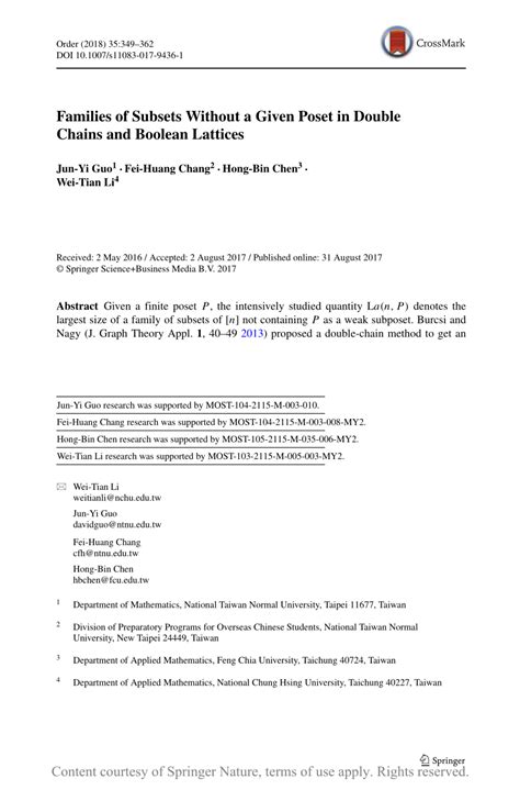 Families Of Subsets Without A Given Poset In Double Chains And Boolean