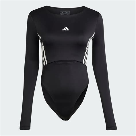 Womens Clothing Aeroready Hyperglam One Piece Suit Black Adidas