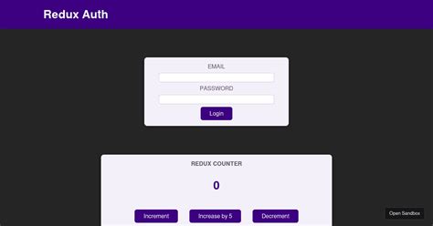 Redux Basics Start Codesandbox