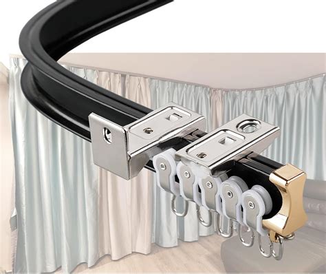 Whalebee Ceiling Track For Curtain Wall Track Kit Flexible Curtain Rail For Room Divider