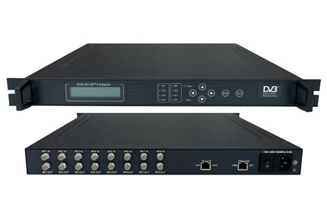 8×dvb s s2 to 8×spts ip gateway satellite rf to ip receiver
