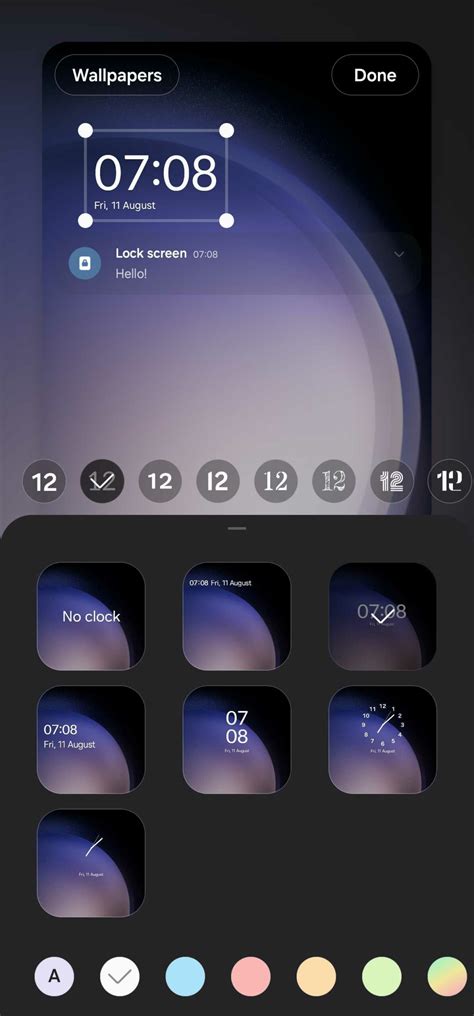 Samsung One UI 6 1 To Have Unlimited Font Options For Lock Screen Clock Widget SamMobile