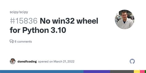 No Win Wheel For Python Issue Scipy Scipy GitHub