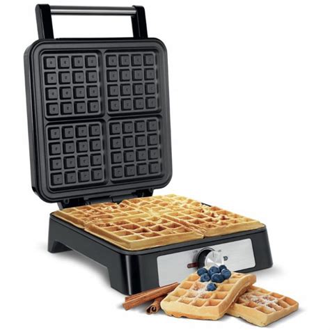 Breville Вафельница DuraCeramic VST072X 1600 Вт, серебристый, черный ...