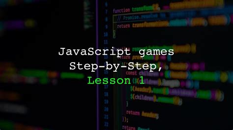 Fun JavaScript Games Step By Step Lesson 1 Gooroo Courses