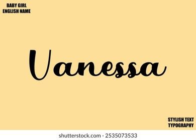 Vanessa Signature Over 3 Royalty Free Licensable Stock Illustrations