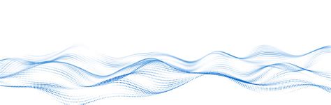 흰색 배경에 흐르는 입자의 파란색 물결 파도와 점의 동적 요소가 있는 추상적인 배경 3d 파란색에 대한 스톡 사진 및 기타