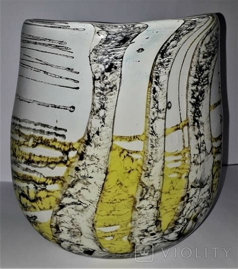 Ваза з гутного скла Galician Glass 110055636 купити Violity