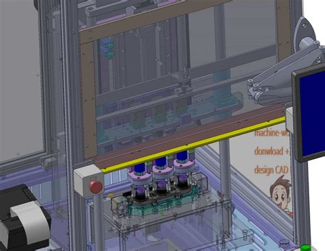 Industrial 3d Model Car Knob Turning Machine Machine World