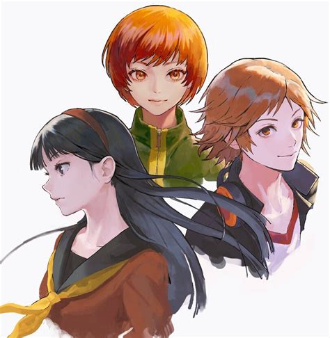 Persona 4 Persona Shin Megami Tensei Games Chie Satonaka Yukiko Amagi Yosuke