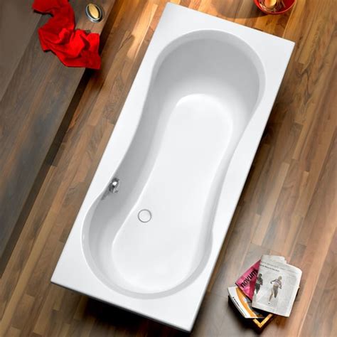 Ottofond Delphi Rectangular Bath Built In White 861301 Reuter