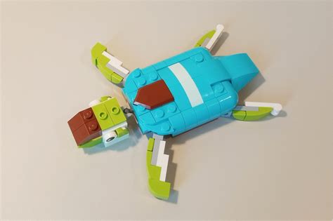 Lego Moc 31128 Sea Turtle By Nequmodiva Rebrickable Build With Lego