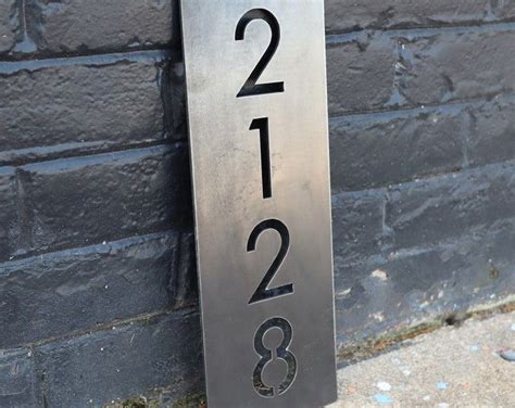 Black And White Shiplap House Numbers Address Sign Black House Numbers