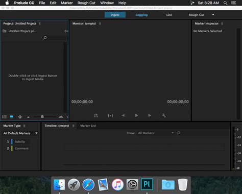 Adobe Prelude CC V Download MacOS