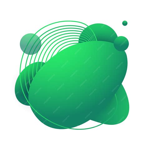 Free Vector Flowing Badge For Poster