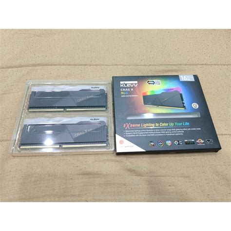 [มือสอง] Ram Ddr4 Klevv Cras X Rgb 16gb 8gbx2 3200 Shopee Thailand