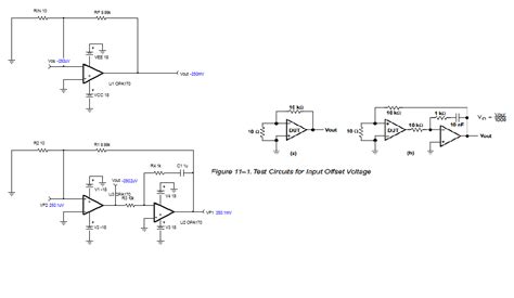 Inquiry Regarding Test Circuits For Input Offset Voltage Amplifiers Forum Amplifiers TI
