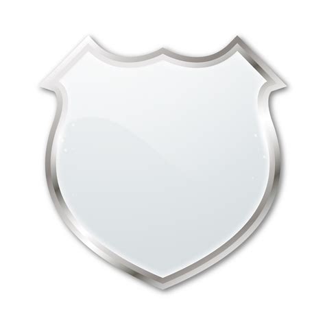 3d Glossy Glass Shield 22610009 Png