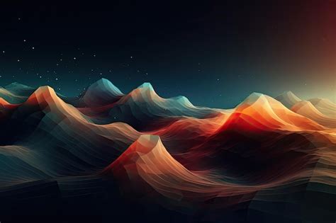Premium Ai Image Minimalistic Abstract Background With Dynamic