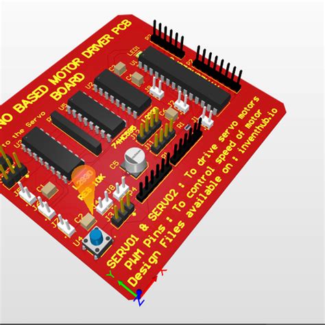 Arduino Based Motor Driver Pcb Module For Robotics Hackaday Io