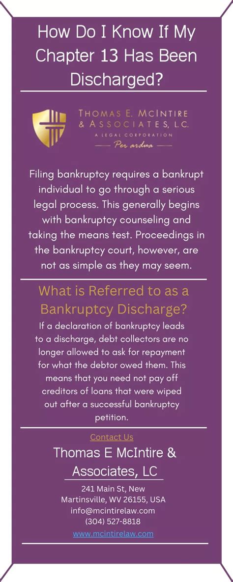 Ppt My Chapter 13 Has Been Discharged Powerpoint Presentation Free Download Id 11818501