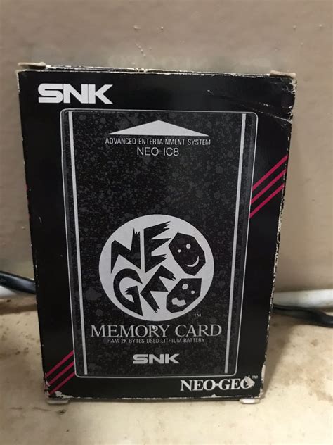 Neogeo Memory Card Hobbies Toys Toys Games On Carousell